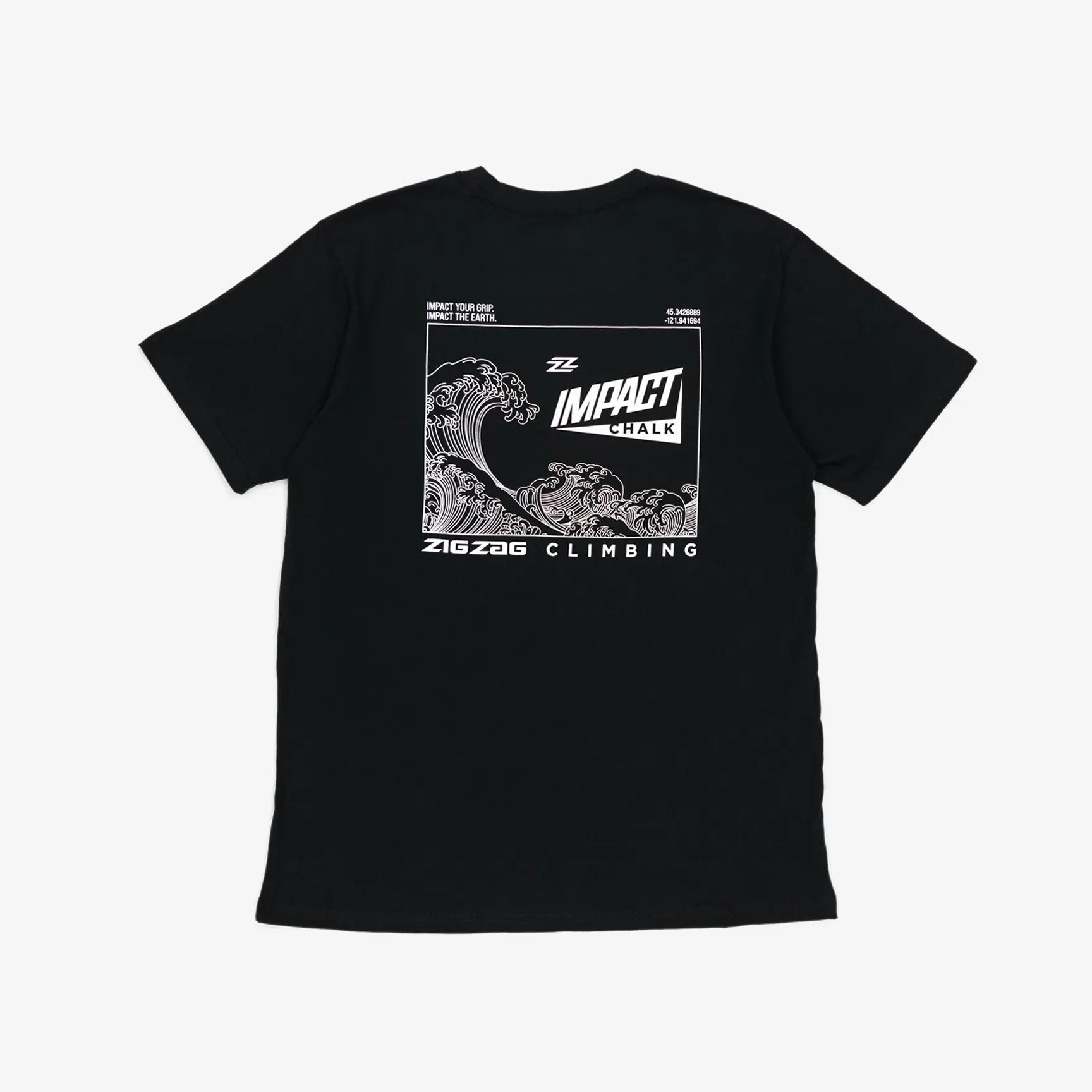 Impact Tee - Black – ZIGZAG Climbing