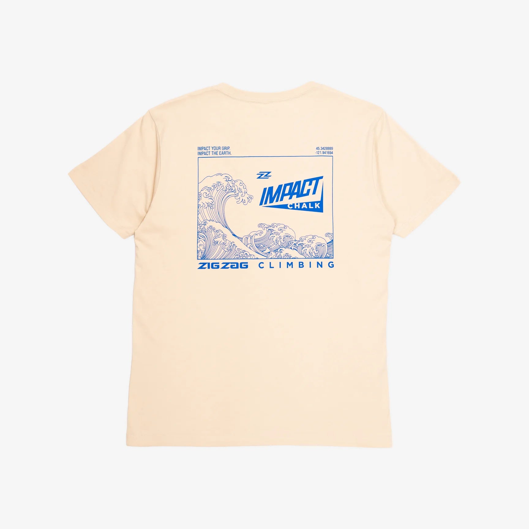 Impact Tee - Tan – ZIGZAG Climbing
