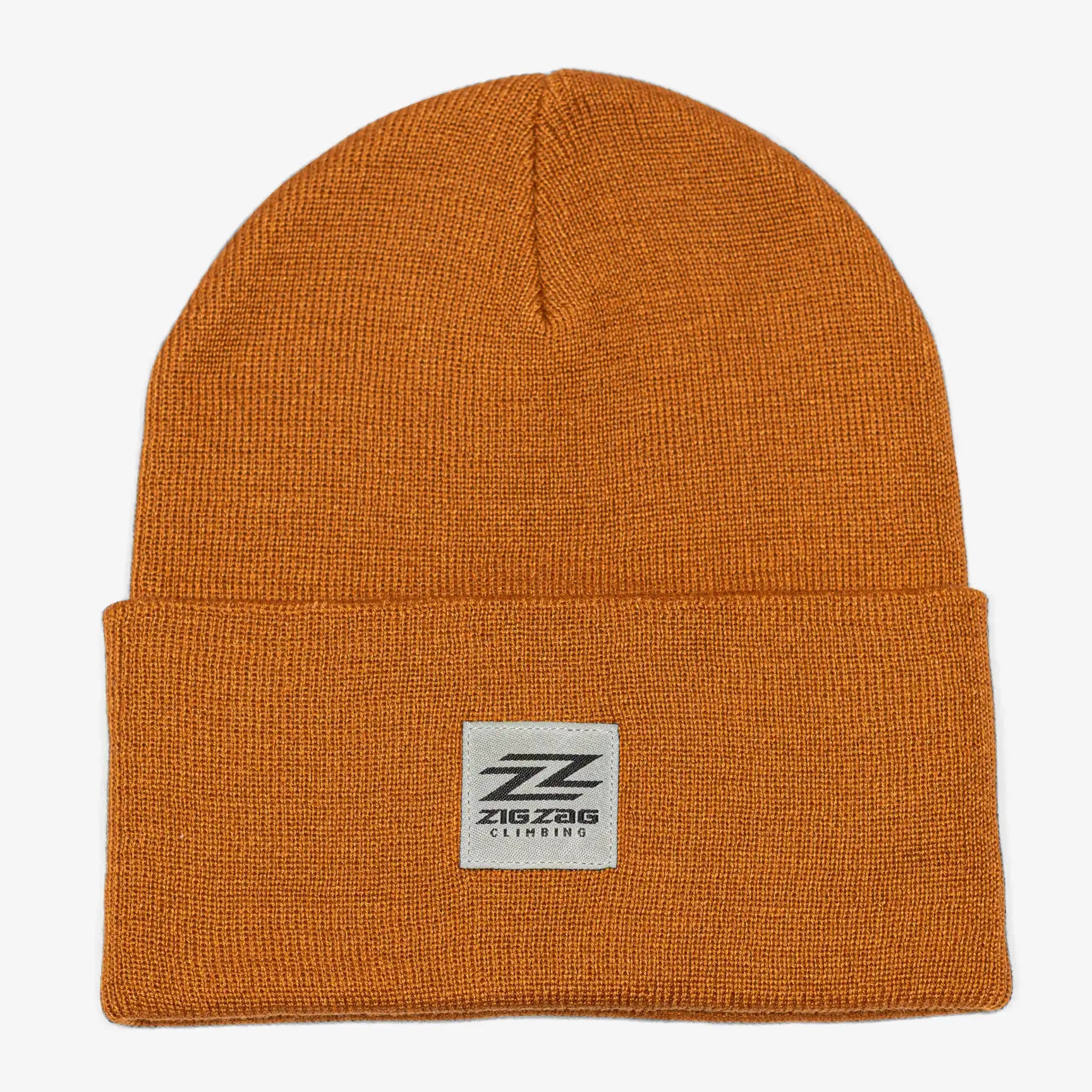 ZZ Beanie - Brown – ZIGZAG Climbing